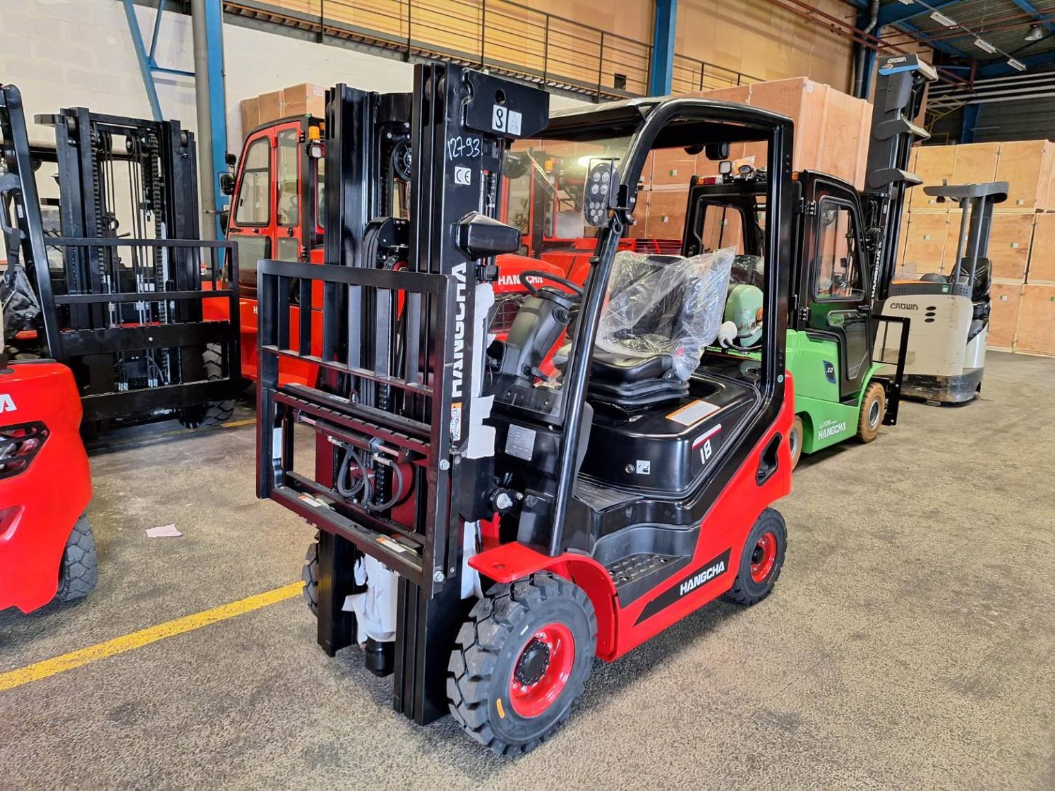 Chariot élévateur frontal 4 roues Hangcha XF18G-2 d'occasion en vente ...